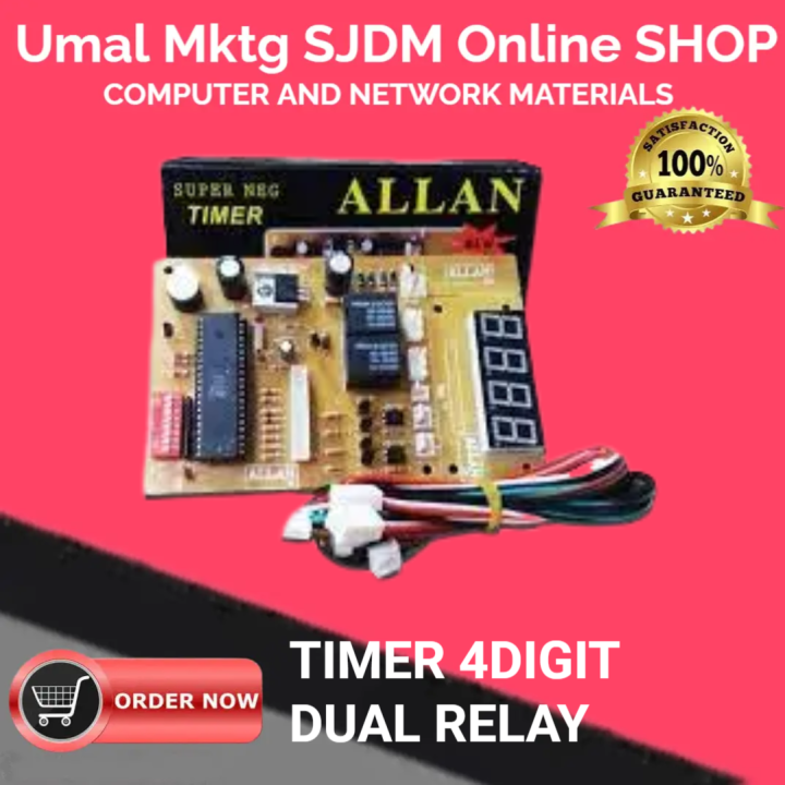 TIMER DUAL FOR 1 & 5 COINSLOT, 4 DIGIT DISPLAY Piso and Lima Coin Slot ...