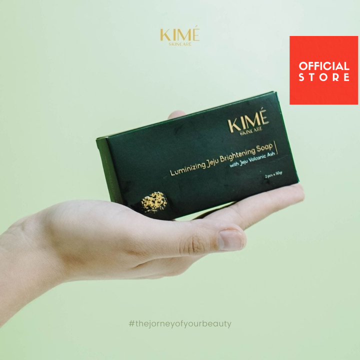 Sabun KIME Skincare Ori Luminizing Jeju Brightening Soap Official Ori ...