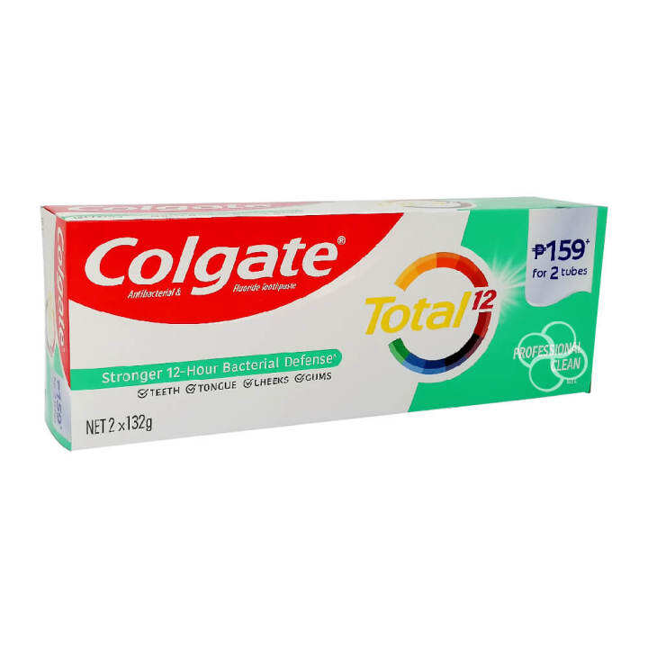 Colgate Total Professional Clean Gel Toothpaste Twin Pack | Lazada PH