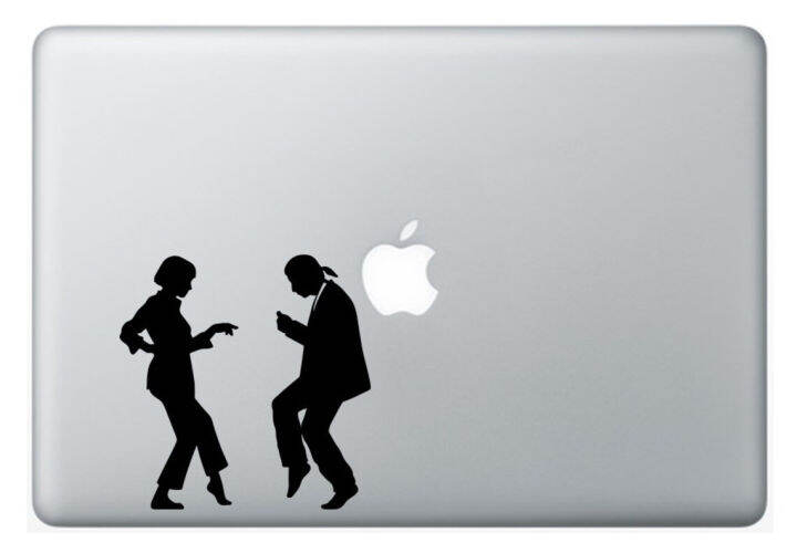 Stiker Pulp Fiction Dancing Silhouette - Laptop Decal Macbook Sticker ...