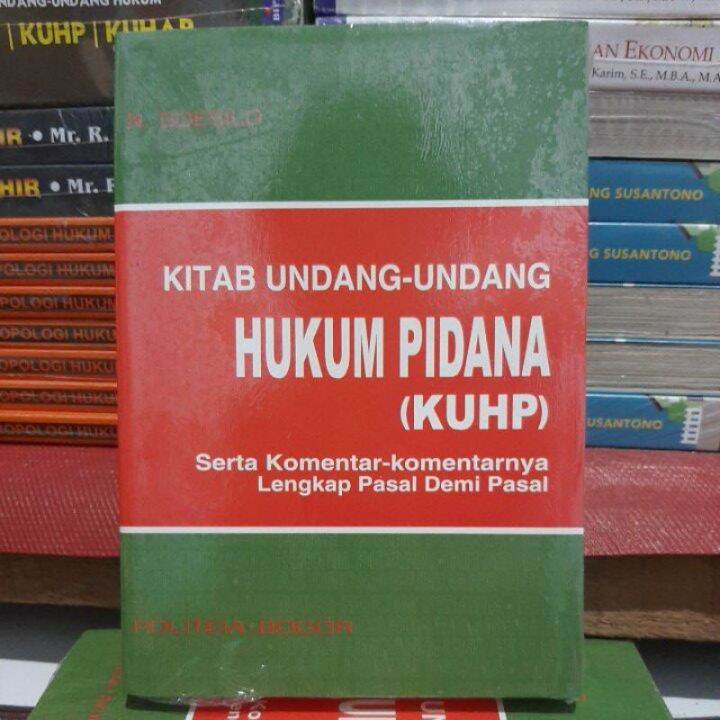 KITAB UNDANG UNDANG HUKUM PIDANA (KUHP) by R. SOESILO | Lazada Indonesia