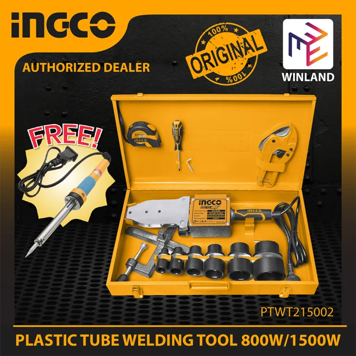 INGCO Tools Original Plastic Tube Welding Tool Fusion Machine 1500W ...