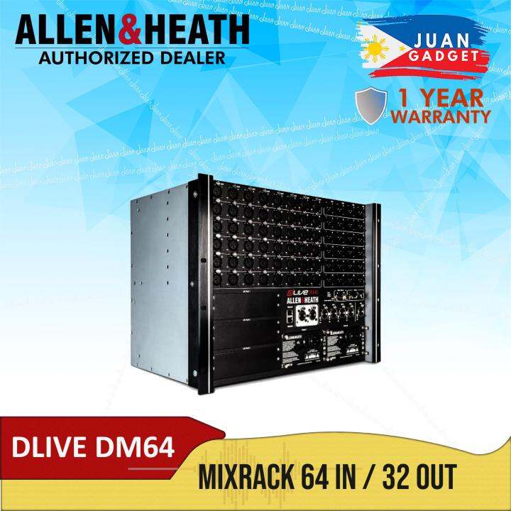 Allen & Heath DLive DM64 MixRack 64 In / 32 Out | JG Superstore | Lazada PH