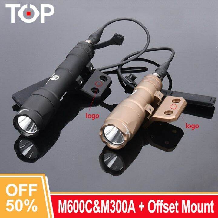 Surefir M600C M600 M300A M300 WADSN Tactical Scout Light With Hunting ...