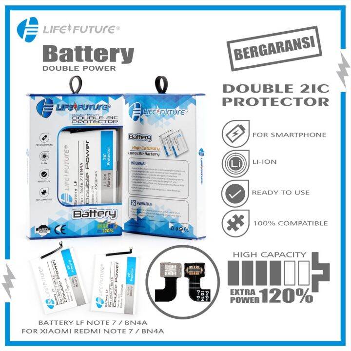 Baterai Life Future Xiaomi Redmi Note 7 / Baterai Xiaomi BN 4A ORIGINAL ...