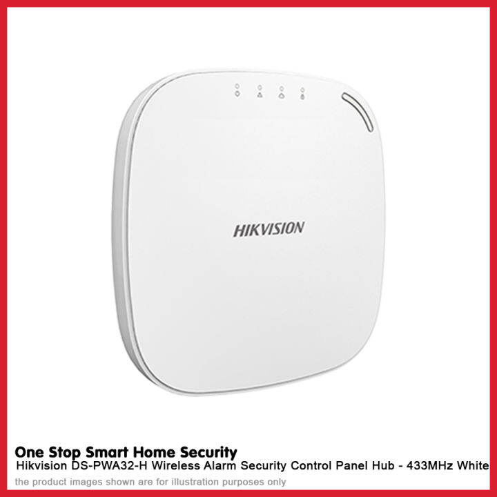 Hikvision DS-PWA32-H Wireless Alarm Security Control Panel Hub - 433MHz White | Lazada