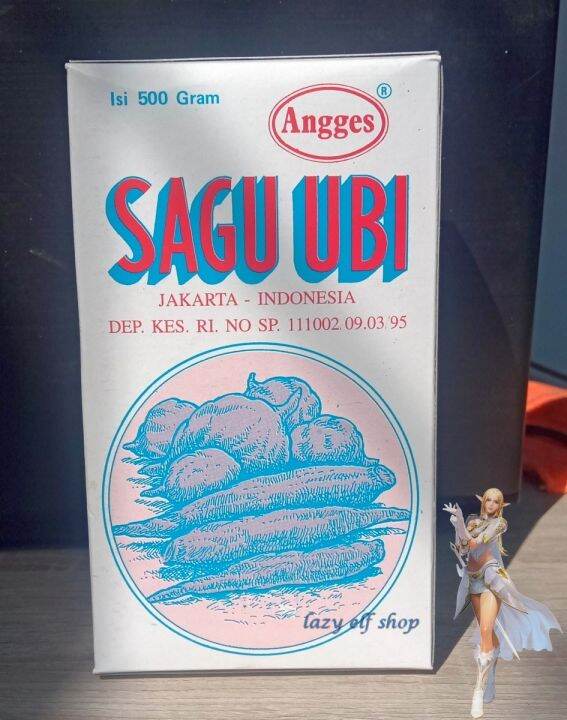 Sagu Ubi Angges 500gr Tepung kue bika ambon dan lainnya sweet potato ...