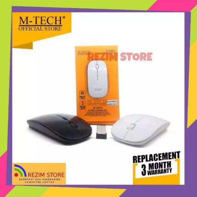 Wireless Mouse M Tech Slim Sy 6070 Murah Bergaransi M Tech Mouse