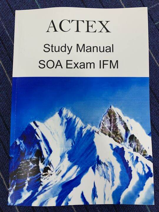 ACTEX SOA Study Manual IFM | Lazada