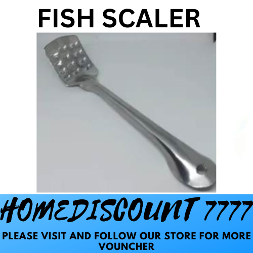 PURE STAINLESS FISH SCALER / CLEANER REMOVER SCALER DESCALER HOME ...