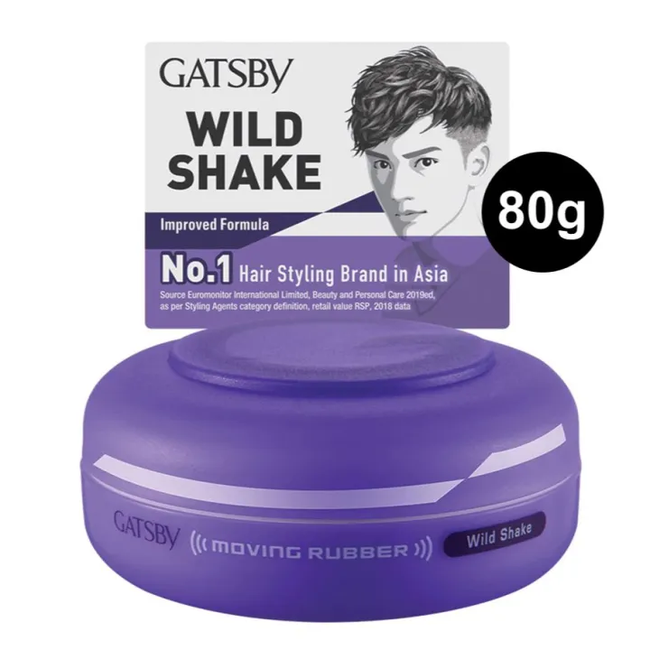 Gatsby Moving Rubber Wild Shake Wax 80g. | Lazada.co.th