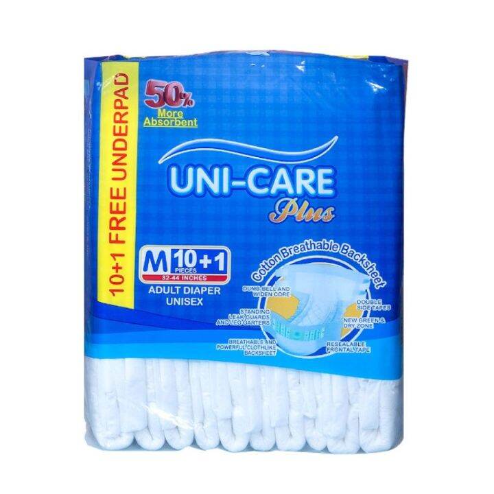 Uni-Care Adult Diaper Plus 10s Medium | Lazada PH