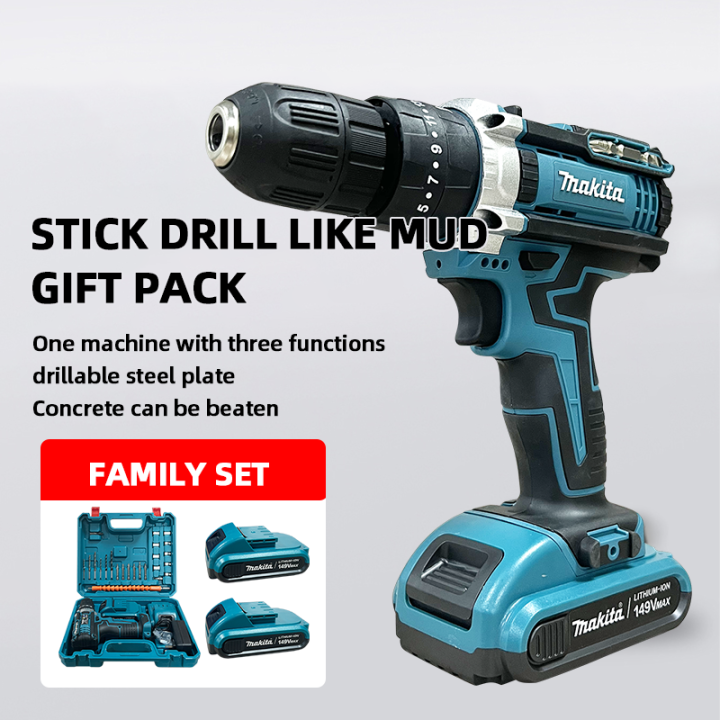 Makita 149V Cordless Electric Drill Lithium Battery Electric Hand Drill ...