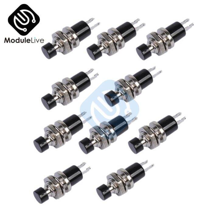 ↂ Momentary Push Button Momentary Push Button Switches Lockless - 10pcs ...