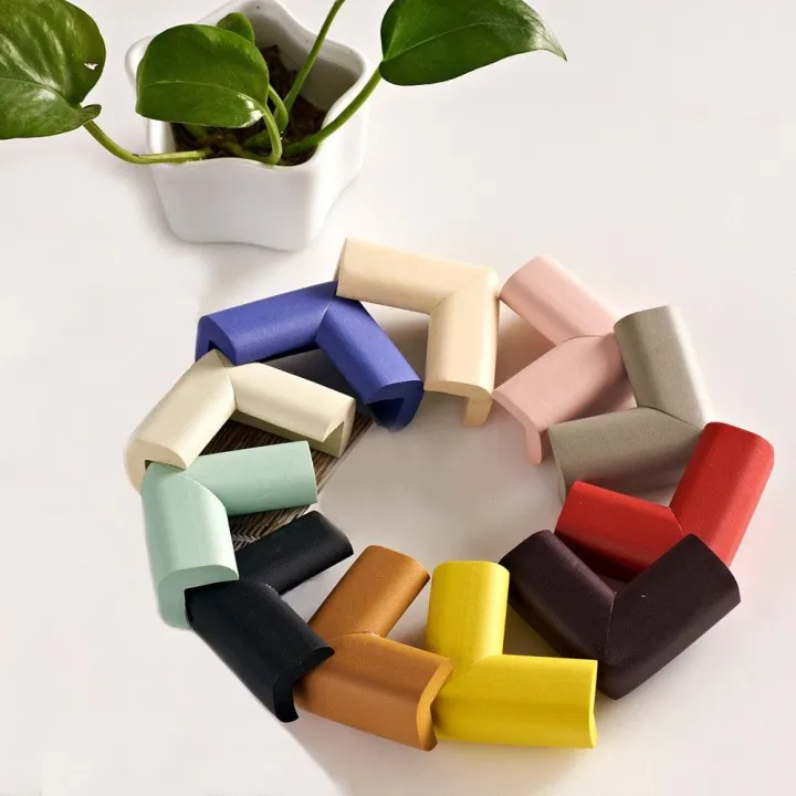 HARMU เบาะหนาสำหรับเด็ก4ชิ้น,เบาะป้องกันสำหรับเด็กพื้นโต๊ะป้องกันให้มุม ...