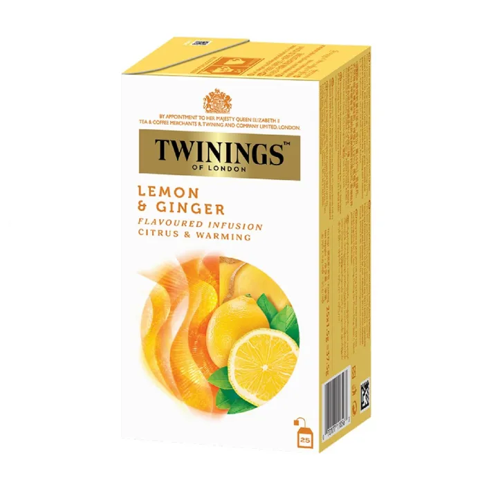Twinings Tea Herbal & Infusion Lemon & Ginger (25's) | Lazada