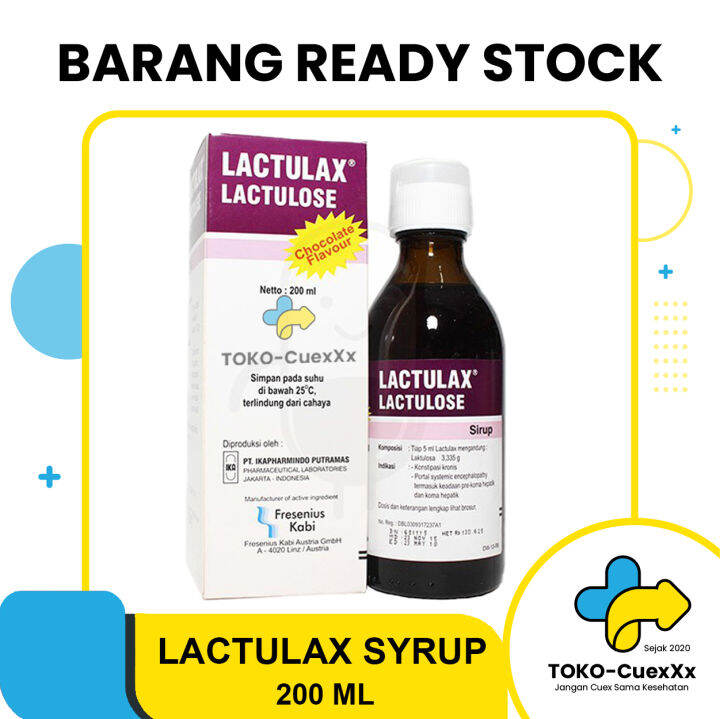 Lactulax Syrup 200ml | Lazada Indonesia