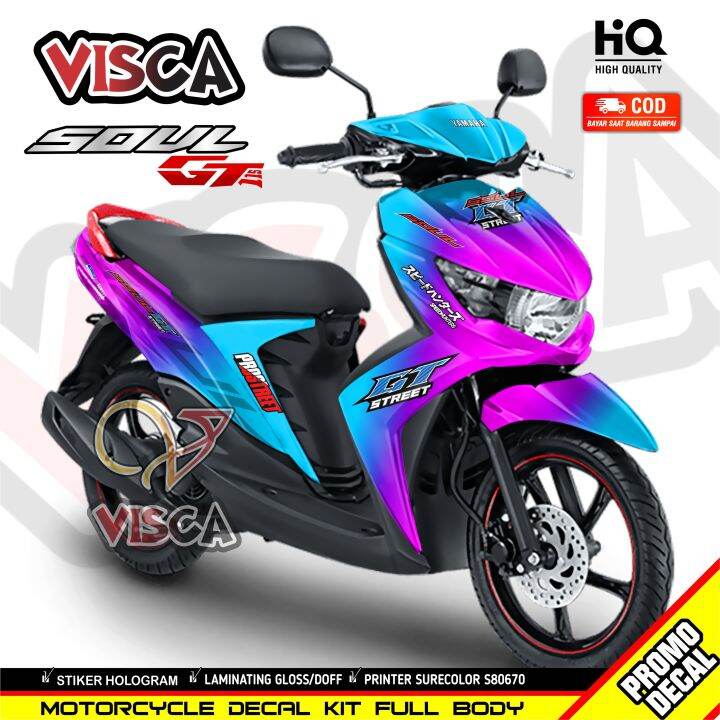 Decal Soul GT 115 Full Body Stiker Soul GT 115 Full Body Striping Soul ...
