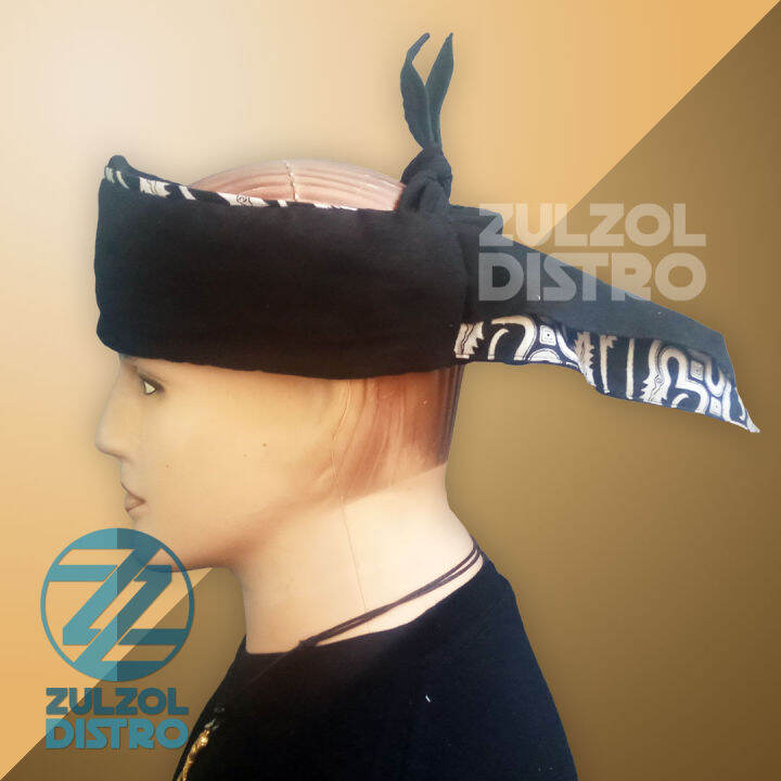 Iket Sunda Praktis Full ain Model Panji Muka Variasi Batik Random Siap ...