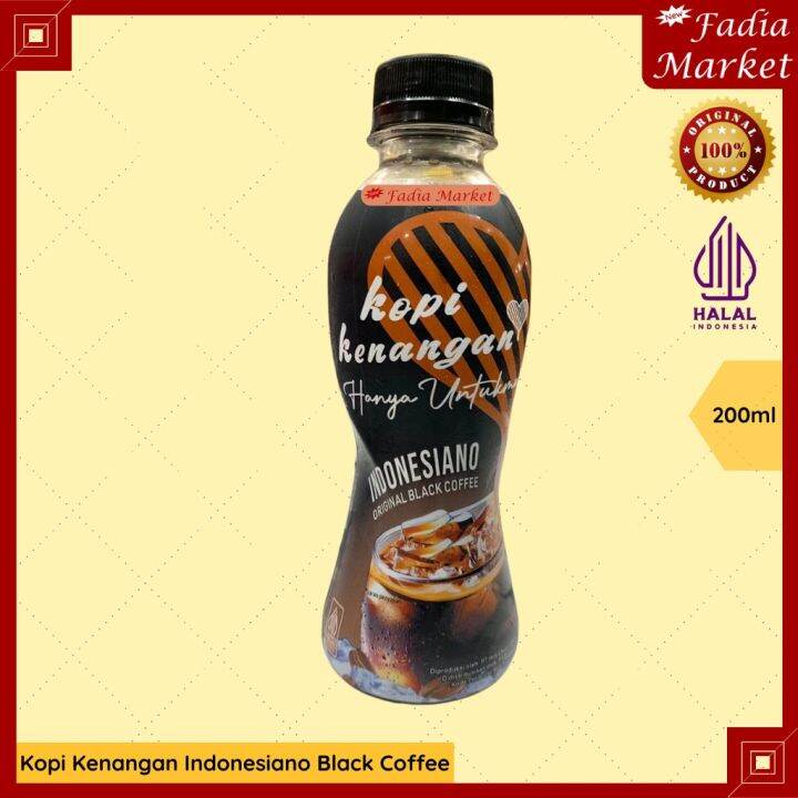 Kopi Kenangan Indonesiano Original Black Coffee Kopi Hitam Siap Minum ...