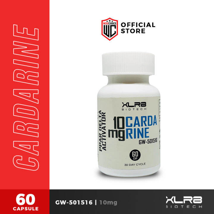 XLR8 BIOTECH CARDARINE 10MG 60 CAPSULES(NOTE: PACKAGING MAY VARY ...