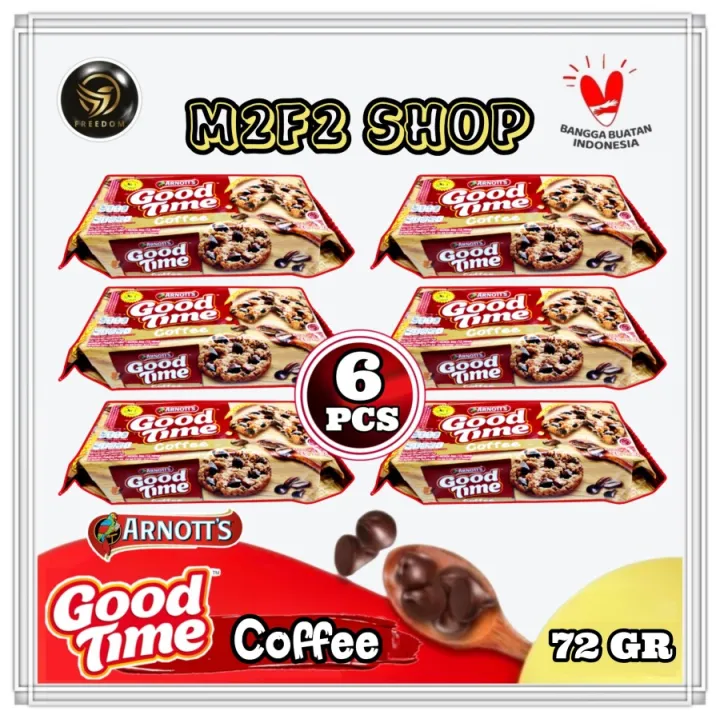 Good Time Coffee Cookies | Kukis Kopi - 72 gr (Kemasan 6 Pcs) | Lazada ...