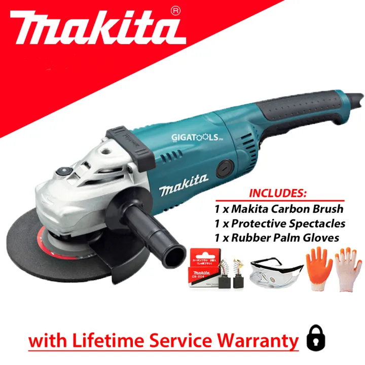Makita GA7020 7" Angle Grinder 2,200W with Carbon Brush CB-204 ...