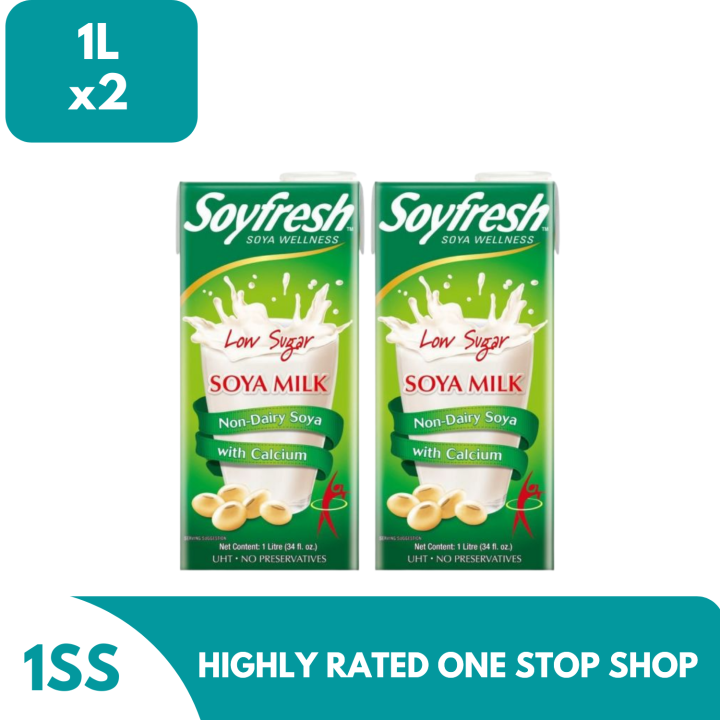 Soyfresh Soya Milk With Calcium Low Sugar 1L set of 2 | Lazada PH