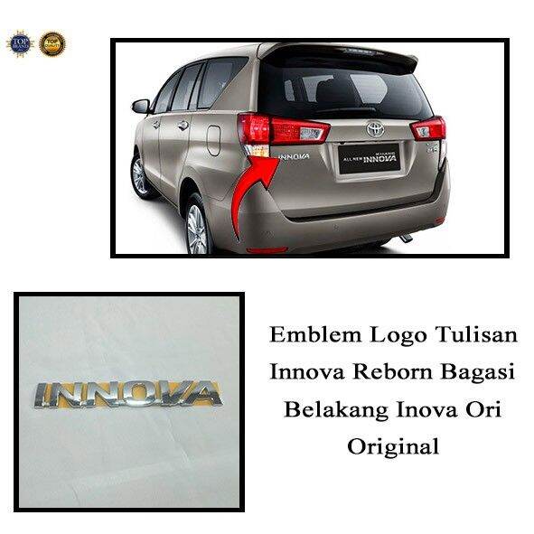 Emblem Logo Tulisan Innova Reborn Bagasi Belakang Inova | Lazada Indonesia