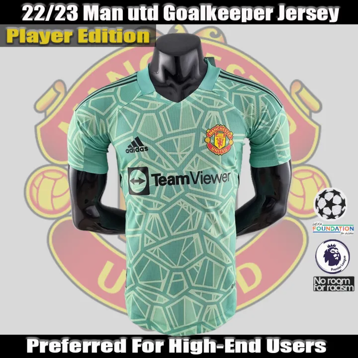 MU Jersey Goalkeeper 22/23 Player Version Men Football Shirt Grade:AAA ...