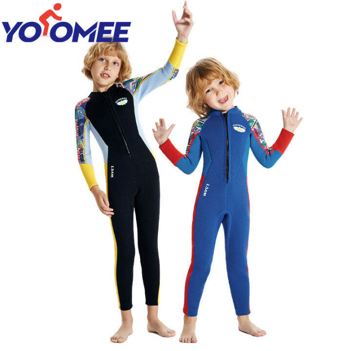 Yoomee Bộ đồ lặn trẻ em cho bé trai áo tắm giữ Nhiệt Dài Tay Bộ đồ bơi ...