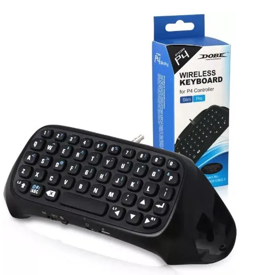 PS4 Controller Keyboard, PS4 Wireless Mini Bluetooth Keyboard Gamepad ...
