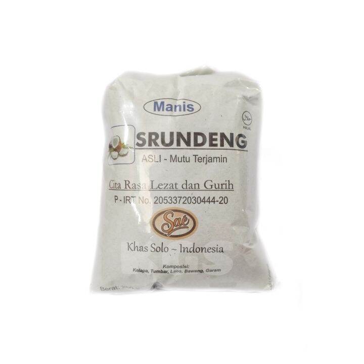 SERUNDENG SRUNDENG MERK SAE MANIS 250GR OLEH OLEH KHAS SOLO COCOK UNTUK ...