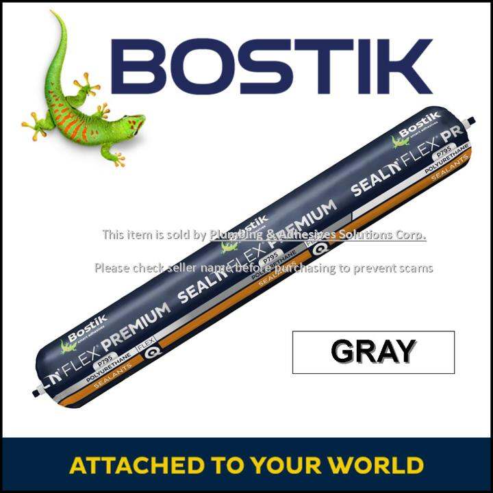 Bostik Polyurethane Sealant 600ml (GRAY) Seal N Flex UV Sealant Silicone Silicon Sealant ...
