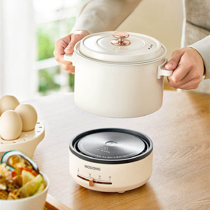 Portable and multi-functional split mini electric pot for electric ...
