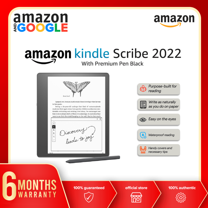 Amazon Kindle Scribe 2022 With Premium Pen Black | Lazada PH