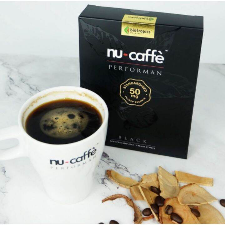 Nu Caffe Tongkat Ali BLACK NON CREAMER 15 SAC RECOMMENDED BY DR ISMAIL TAMBI | Lazada