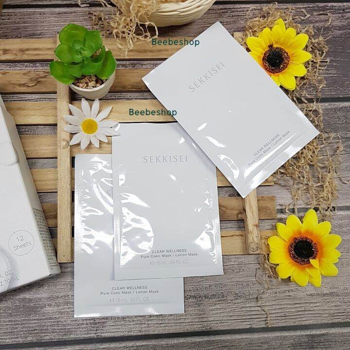 KOSE Sekkisei Clear Wellness Pure Conc Mask 16ml (1 Sheets) Exp.10/2024 ...