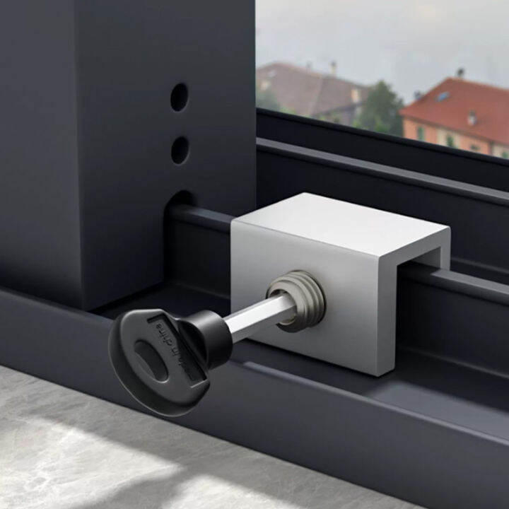 Window Locks Locator Adjustable Sliding Lock Stopper Clips Security ...