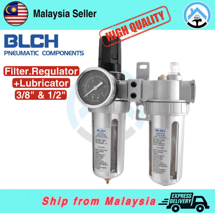 [BLCH] Filter,Regulator,Lubricator 3/8",1/2" FRL Air unit, SFC300/400 ...