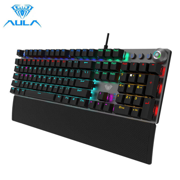AULA F2058 Mechanical Gaming Keyboard 108 keys Anti-ghosting Wired ...