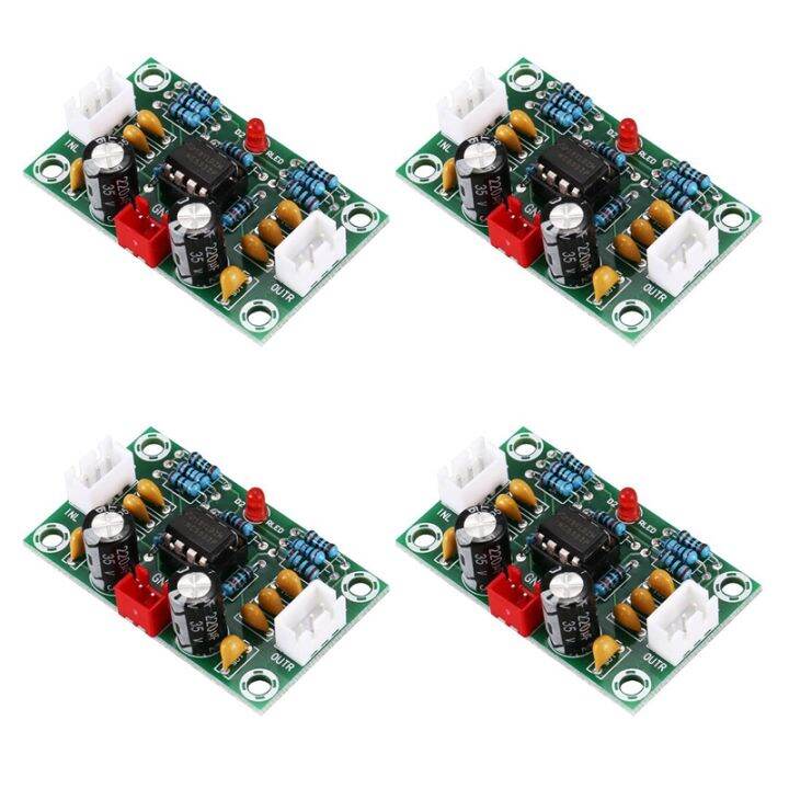 4X Mini Preamp Op Amp Module Amplifier Dual Channel NE5532 Preamplifier ...