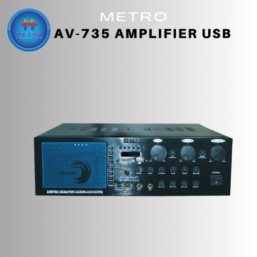METRO AV-735USB/BT AMPLIFIER | Lazada PH