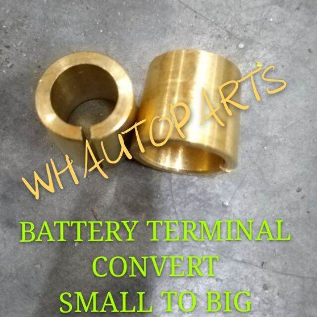 [100% COPPER] BATTERY TERMINAL CONVERT SMALL TO BIG (1SET) | Lazada