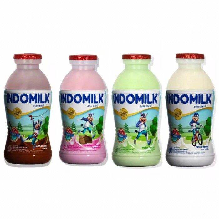 Susu UHT Indomilk Botol 180ml | Lazada Indonesia
