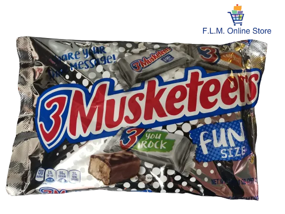 3 Musketeers Chocolate Bar Fun Size Chocolate 297g | Lazada PH