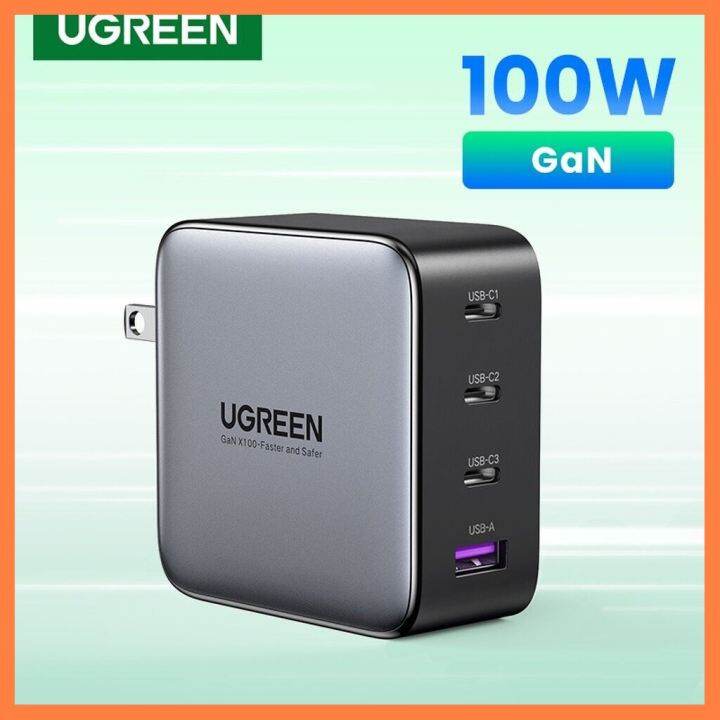 จัดส่งพรุ่งนี้ UGREEN (CD216/CD224/CD226) 65W/66W/100W 4 PORT USB&TYPE-C Multiport Fast Charger ...