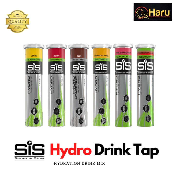 SiS Energy : HYDRATION HYDRO Drink tap 20 TABLETS : เม็ดฟูเกลือแร่ อิ ...