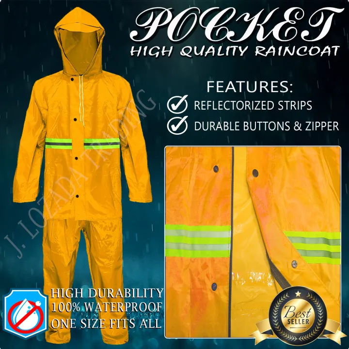 HIGH QUALITY RAINCOAT, KAPOTE, VULCANIZE STITCH WITH BAG (MAKAPAL PVC ...