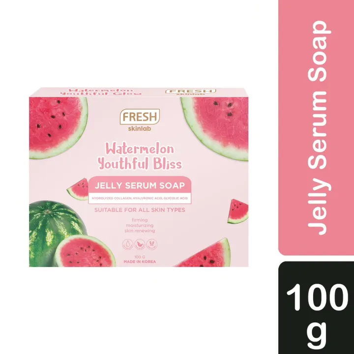 Fresh Skinlab Watermelon Youthful Bliss Jelly Serum Soap (100g)n1M ...
